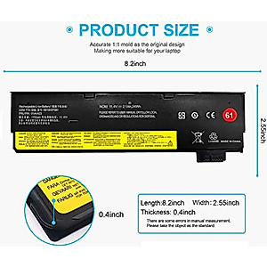 T470 T480 T580 Laptop Battery Replacement for Lenovo ThinkPad P51S P52S A475 A485 T470 T480 T570 T580 TP25 A275 Series 01AV423 01AV425 SB10K97580 4X50M08810 01AV422 SB10K97579 SB10K97581 11.4V 24WH