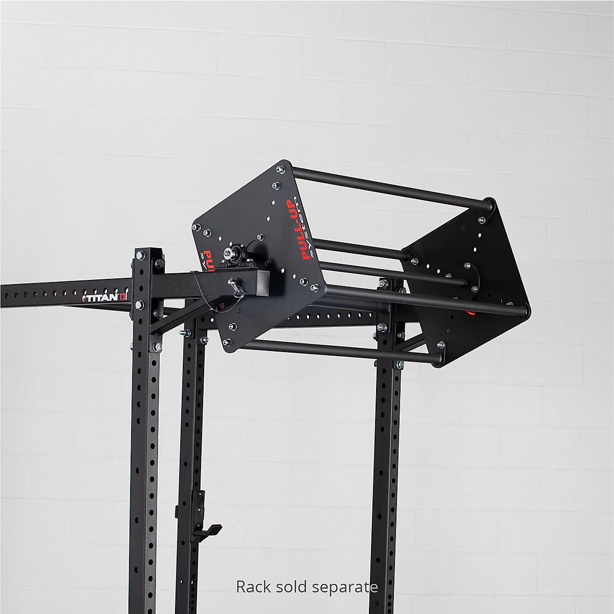 Titan Fitness T-3 and X-3 Series Rack-Mounted Revolving Pull-Up System 1.25â€ Pull-Up Bars