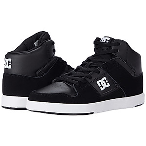 DC Cure Casual High-Top Skate Shoes Sneakers Black/White 10 D (M)