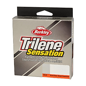 Berkley Trilene® Sensation, Blaze Orange, 14lb | 6.3kg Monofilament Fishing Line, Suitable for Freshwater Environments