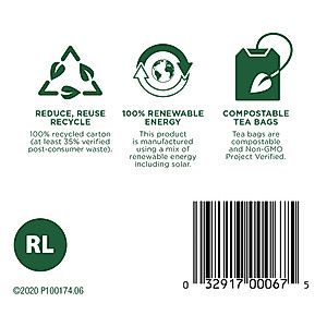 Traditional Medicinals Organic Raspberry Leaf Herbal Tea, Eases Menstrual Cramps & Supports Healthy Pregnancy (Pack of 2) - 32 Tea Bags