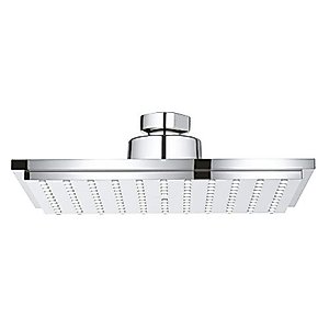 Grohe 27705000 Euphoria Cube Rain Shower Head, 2.5 GPM, Starlight Chrome