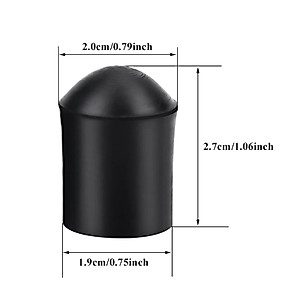 2pcs Double Bass Endpin Rubber Tip Stopper Protector End Accessory