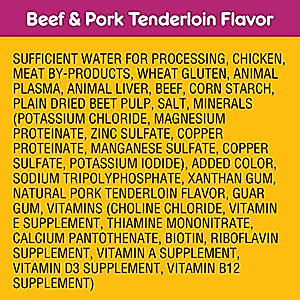 Pedigree High Protein Wet Dog Food Pouches, Variety Pack, 3.5 oz. Pouches,(Pack of 18)