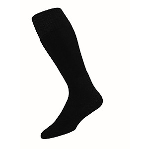 Thorlos Women's Skx Max Cushion Ski Over The Calf Socks, Black Diamond, Large