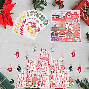 WOOPKER Christmas Rubber Ducks Mini Christmas Ducks Bath Toys Xmas Party Decorations Holiday Rubber Ducks with Drawstring Gift Bag for Kids Boys Girls