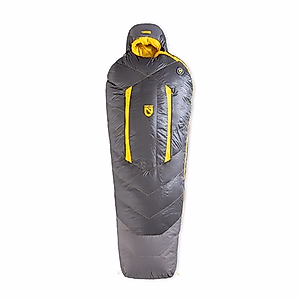 NEMO Sonic Down Mummy Sleeping Bag - Regular - Goodnight Gray/Goldfinch