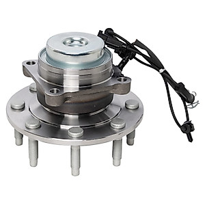 TRQ Front Wheel Hub Bearings Assembly Set Compatible with 2018-2021 Chevrolet Express 2500 Express 3500 GMC Savana 2500 Savana 3500 2021 Savana 4500