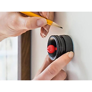 StudPoP"Original" Magnetic Stud Finder.Finds metal fasteners holding the wall board to the studs.Unique 1" diam moving magnet gives both an audible click and a visual movement when fastener is found