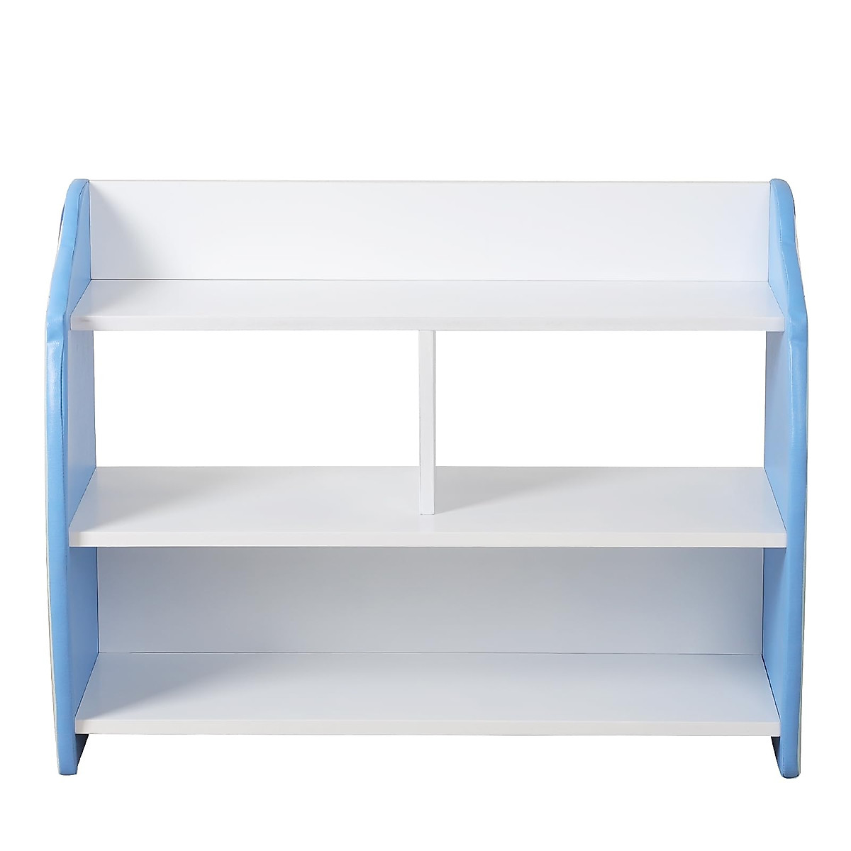 AFBKSS&BB Kids Book Shelf, Children Storage Shelf, Kids Storage Wood Shelf, Children Storage Desk,Toy Storage Cabinet,-Shark Blue