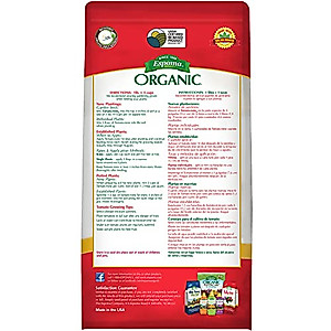 Espoma Organic Tomato-tone 3-4-6 with 8% Calcium. Organic Fertilizer for all types of Tomatoes and vegetables. Promotes flower and fruit production. 4 lb. Bag