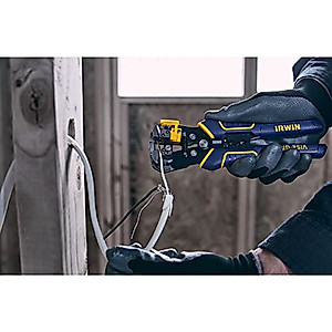 IRWIN VISE-GRIP Wire Stripper, 2 inch Jaw, Cuts 10-24 AWG, ProTouch Grip for Maximum Comfort (2078300)