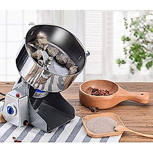 Grain Mills Electric Grain Grinder Mill Herb Spice Grinder Powder Machine Stainless Steel Pulverizer Dried Materials Grinding Machine for Cereal Grains Spices Herbs