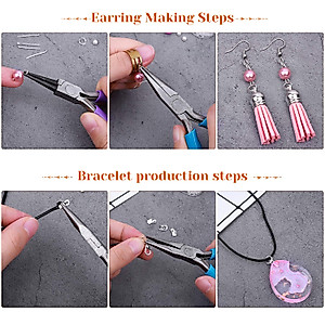 Jewelry Making Supplies Kit, Paxcoo Jewelry Making Kit with Jewelry Making Tools, Jewelry Wires and Jewelry Findings for Jewelry Making, Repair and Beading