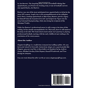 Joe Burrow: The Inspiring Story of One of Football's Rising Star Quarterbacks (Football Biography Books)