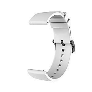 Watch Band Compatible for Popglory P66/NiUFFiT P66/Ddidbi P66D/Aptkdoe P66D/Nerunsa P66D Smart Watch Replacement Wrist Strap Wristband for Popglory P66/NiUFFiT P66/Ddidbi P66D/Aptkdoe P66D/Nerunsa P66D 1.85'' Smartwatch Soft Silicone Sport Watchband (4 Pa
