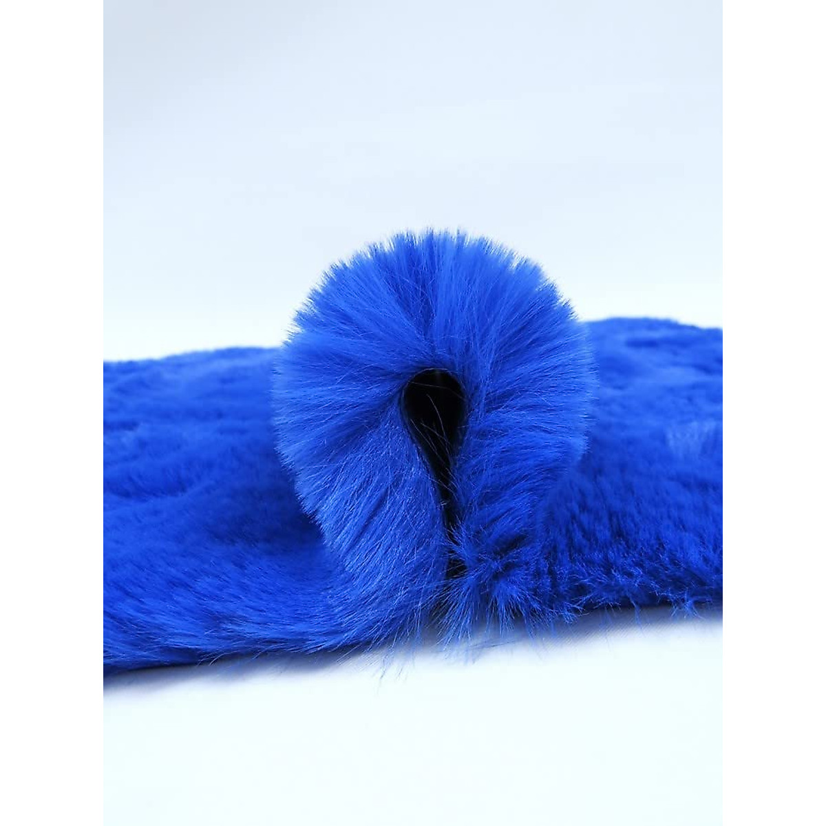 Hug-Z Arctic Rabbit Minky Fabric by The Yard DIY Baby Blankets Decor Clothing Snuggle Shaggy (Orange)