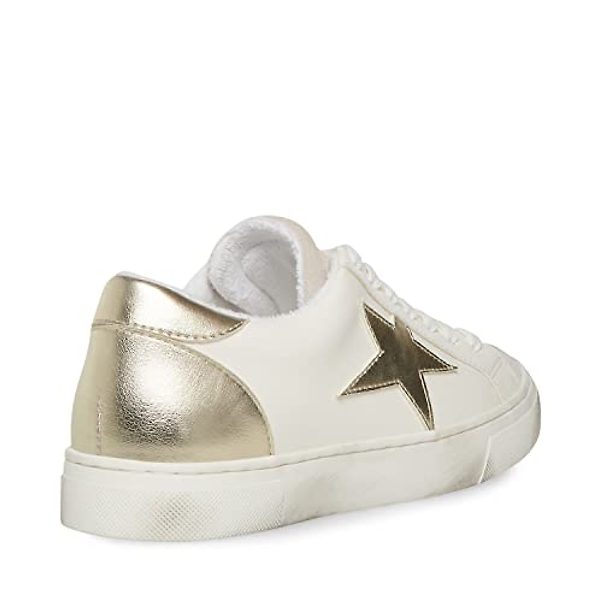 Steve Madden Women's Rezume Sneaker, White, 8.5