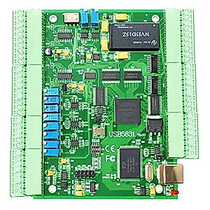 Occus - Cables USB DAQ Data Acquisition Card 16SE/8DI 4-ch 12-bit D/A 13DI/DO Analog Digital Module with Terminal Blocks, vs NI USB8452 - (Cable Length: Other)