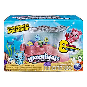 Hatchimals CollEGGtibles, Mermal Magic Underwater Aquarium with 8 Exclusive Characters (Amazon Exclusive Set), Girl Toys, Girls Gifts for Ages 5 and up