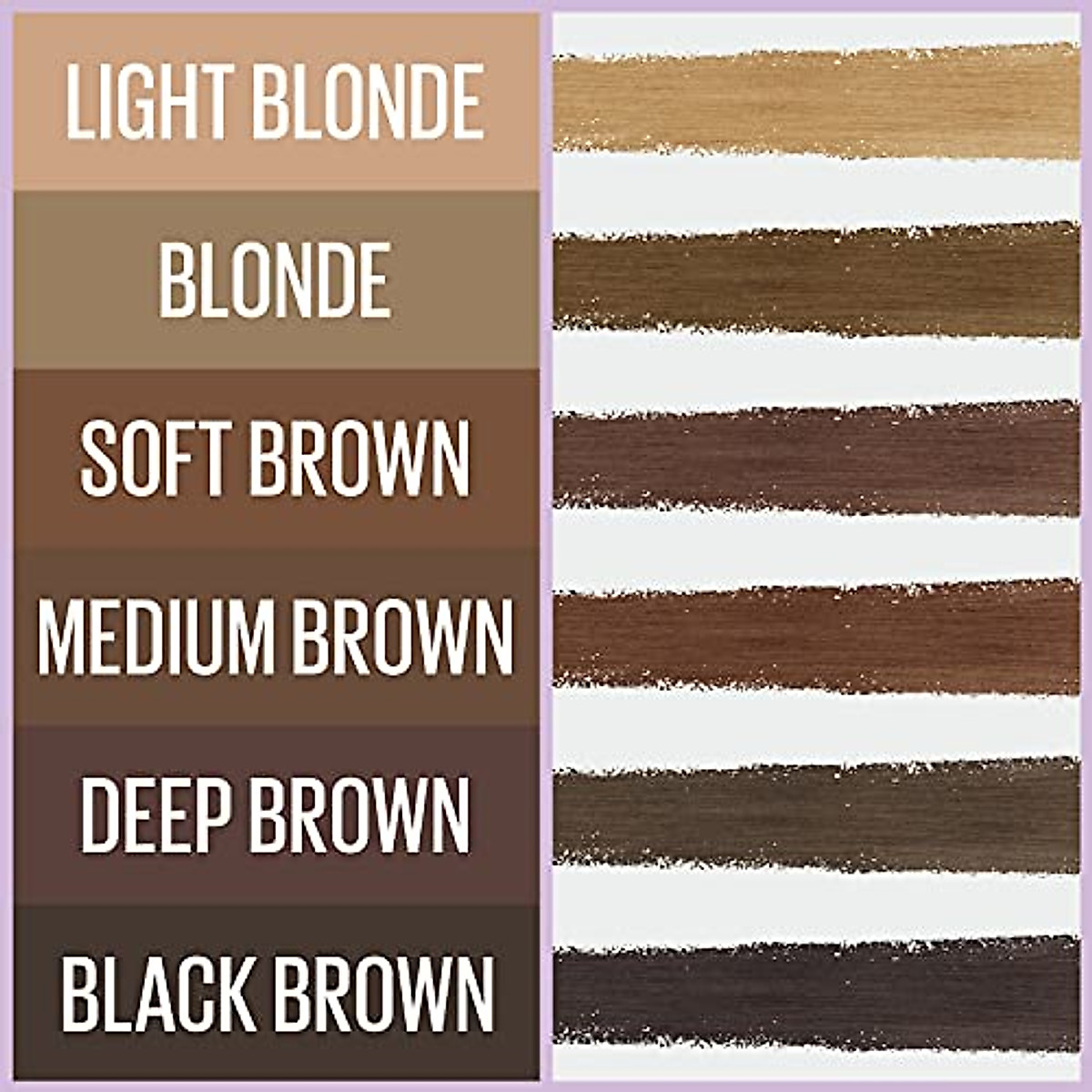 Maybelline Express Brow 2-In-1 Pencil and Powder Eyebrow Makeup, Medium Brown, 1 Count