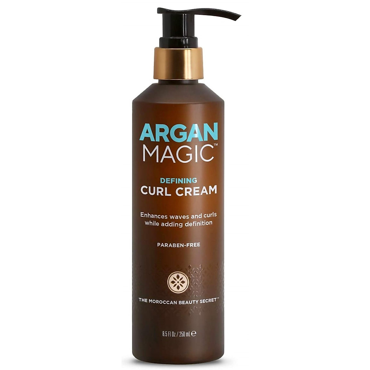 ARGAN MAGIC Defining Curl Cream - Enhances Waves and Curls While Adding Definition | Conditions, Detangles, and Reduces Frizz | Paraben Free (8.5 Ounce / 250 Milliliter)