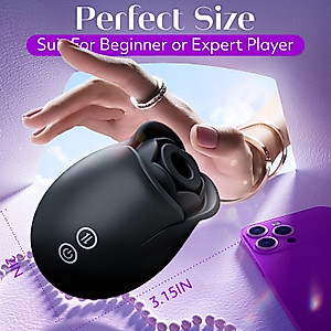 Rose Sex Toy Adult Toys - Rose Vibrator for Women Sex Toys with 9 Sucking Modes, G Spot Vibrator Adult Sex Toys, Toys for Women's Sex Rose Vibrators Sucker Womens Sex Toys for Woman Female