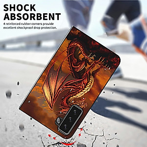 for Microsoft Surface Duo 2 Case for Women Men,AIRWEE Ultra Slim Hard PC Shookproof Fold Case Protective Cover for Microsoft Surface Duo 2 2nd 2021,Dragon Cool