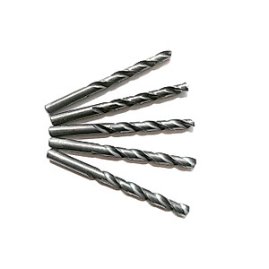 5PCS 1/2" Black Oxide Twist Drill Bits