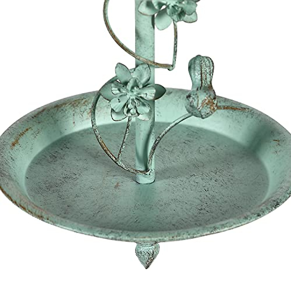 Bird Feeder Hanging Tray, Bird Feeders for Outdoors Hanging, Outdoor Hanging Metal Bird Feeder, Antique Umbrella Shape Bird Feeder, Metal Hanging Seed Tray for Garden Yard Decoration