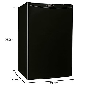Danby Designer 4.4 Cubic Feet Compact Refrigerator (DCR044A2BDD) Black
