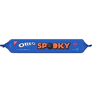 OREO Orange Creme Chocolate Sandwich Cookies, Limited Edition, Halloween Cookies, 18.71 oz