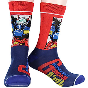Mobile Suit Gundam Socks Mobile Weapons 5 Pack Adult Crew Socks