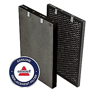 Genuine BISSELL® air220 Air Purifier Replacement HEPA + Pre-Filter and Activated Carbon Filter Pack, 3315 , Black