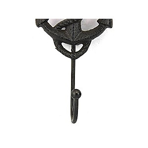 Cast Iron Anchor Hook 7 Inch - Anchor Decoration - Nautical Wall Hook