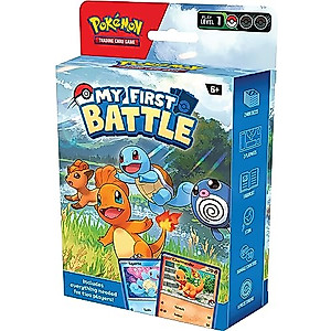 Pokémon TCG: My First Battle—Charmander and Squirtle (2 Ready-to-Play Mini Decks & Accessories)