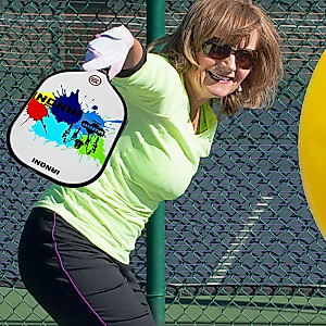 KUIWA Portable Pickleball Net Set Official Size—4 Pickleball Paddles, Carrying Bag, 22FT Pickleball Net System, Assembly Manual, 4 Outdoor Pickleball Balls