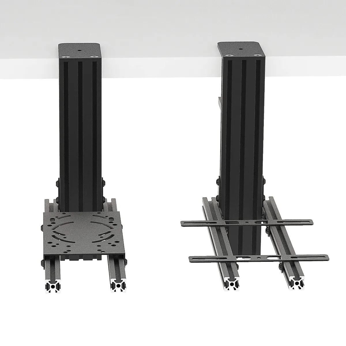 Hikig 2 Set The Desk Mount for The Flight Sim Game Joystick, Throttle and Hotas Systems Compatible with Logitech X56, X52, X52 Pro, Thrustmaster T-Flight Hotas,Thrustmaster T.16000M, Thrustmaster TCA