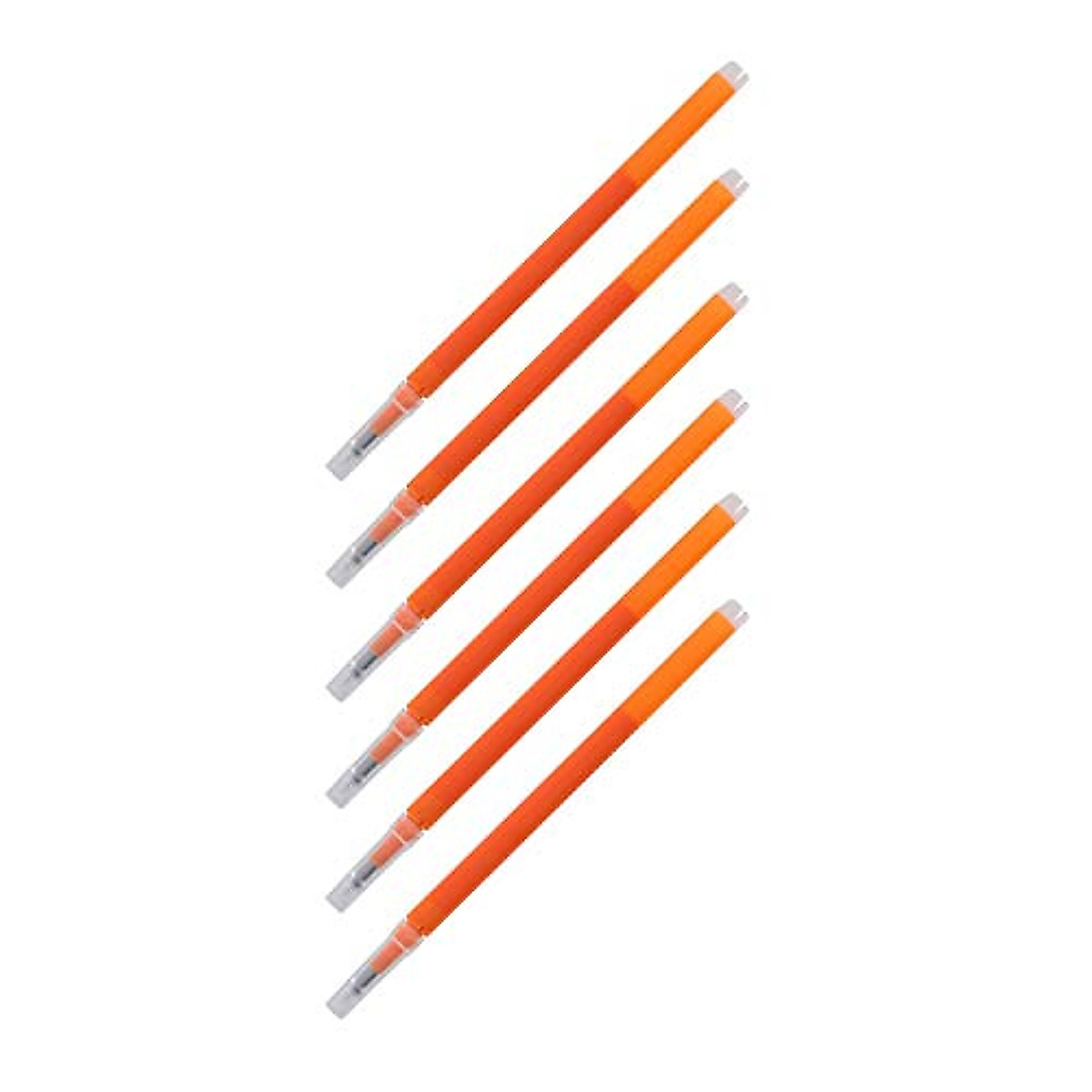 Pilot FriXion Eraseable Gel Ink Pen Refills, Fine Point, Orange Ink, Pack of 6