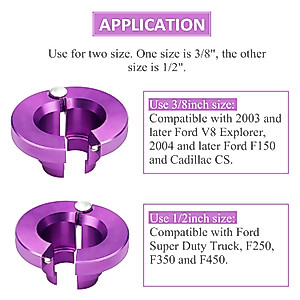 Mekar Disconnect Tool Transmission Oil Cooler Line Disconnect Set Compatible with Ford 3/8" & 1/2"(Pack of Two)