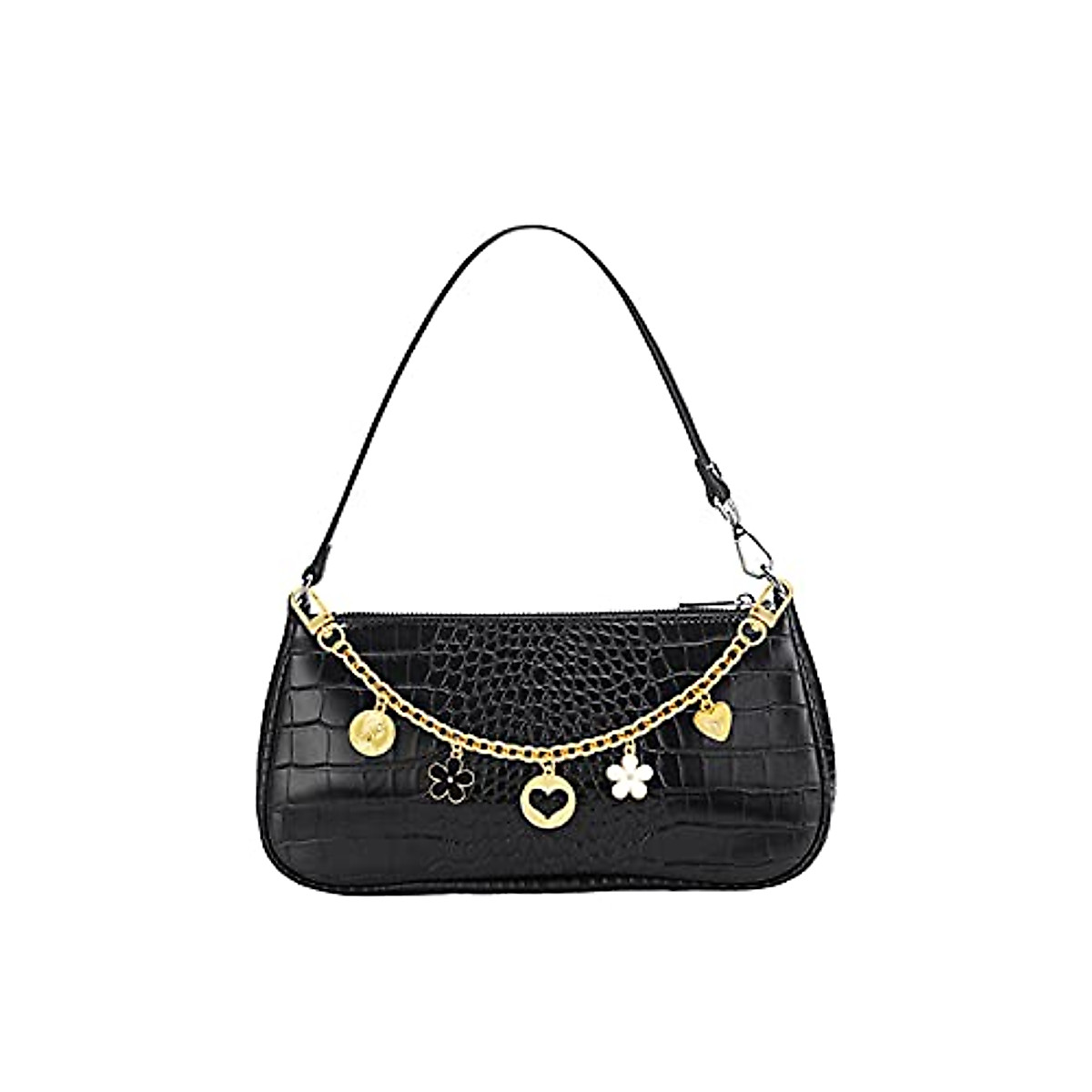 HOSBY Bag Charm Handbag Chains Decoration for Women, Sparkling Pendant Accessories for Purse Designer Shoulder Bag (B)