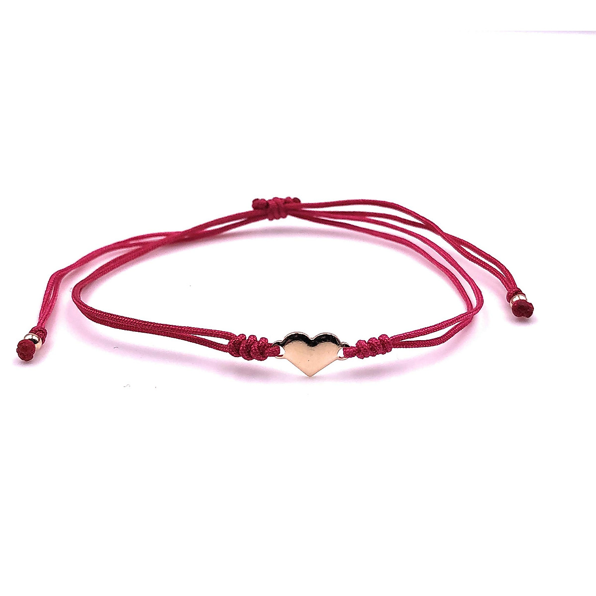 Set of 3 Back to School Mother and Two Daughters Matching Heart Bracelets