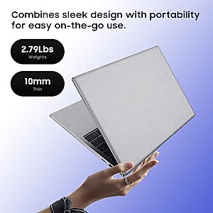 ZENAERO 15.6" Windows 11 Pro Laptop Computer 12GB RAM 512GB SSD, Intel Celeon N5095(4C4T, up to 2.9Ghz) IPS Display, HDMI, Dual and WiFi, BT4.2 Light and Thin Notebook PC for Work, School Student