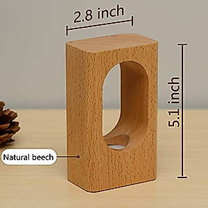 LONRISWAY LED Wood Desk Lamp, Bedroom Bedside Night Light, Dimmable Led Lighting, Creative Home Decor Table lamp, Unique House warmging Gift