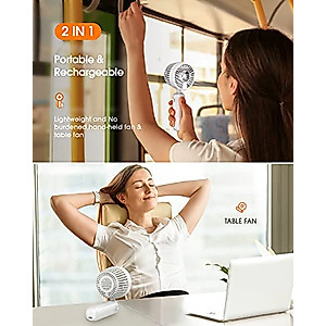 Mini Handheld Fan,New Semiconductor Refrigeration Hand Fan for Fast Cooling ,USB Rechargeable Fan Personal, Battery Operated 3 Speed Small Fan,Mini Size perfect for Kids,Home,Outdoor,Office,Travel