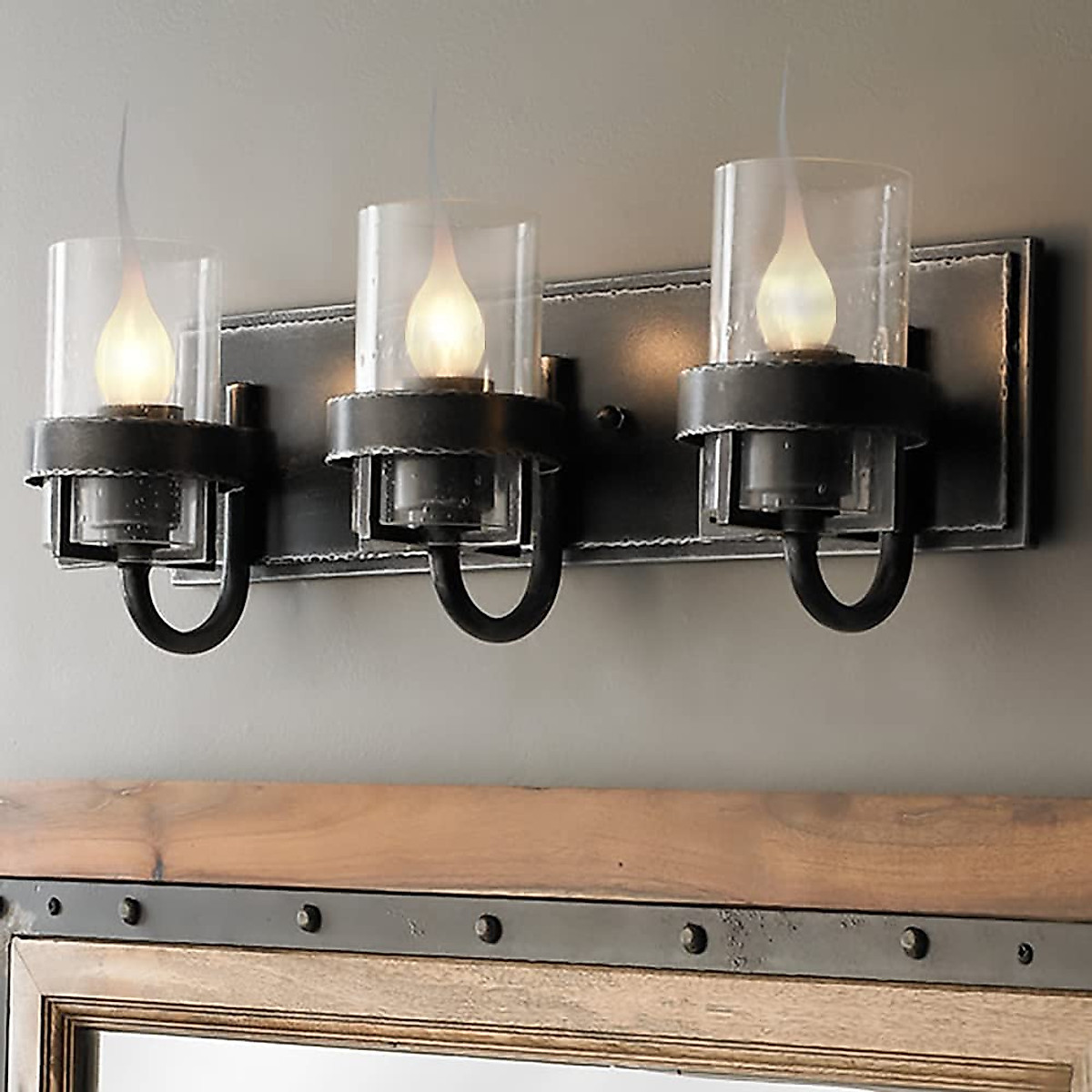 GOOTHY Silicone Dipped Candle Light Bulbs, Clear Silicone 5 Watts Replacement Bulbs for Electric Window Candles Chandeliers Night Light Bulbs Christmas Lights, C7/E12 Candelabra Base, 120V- 12 Pack