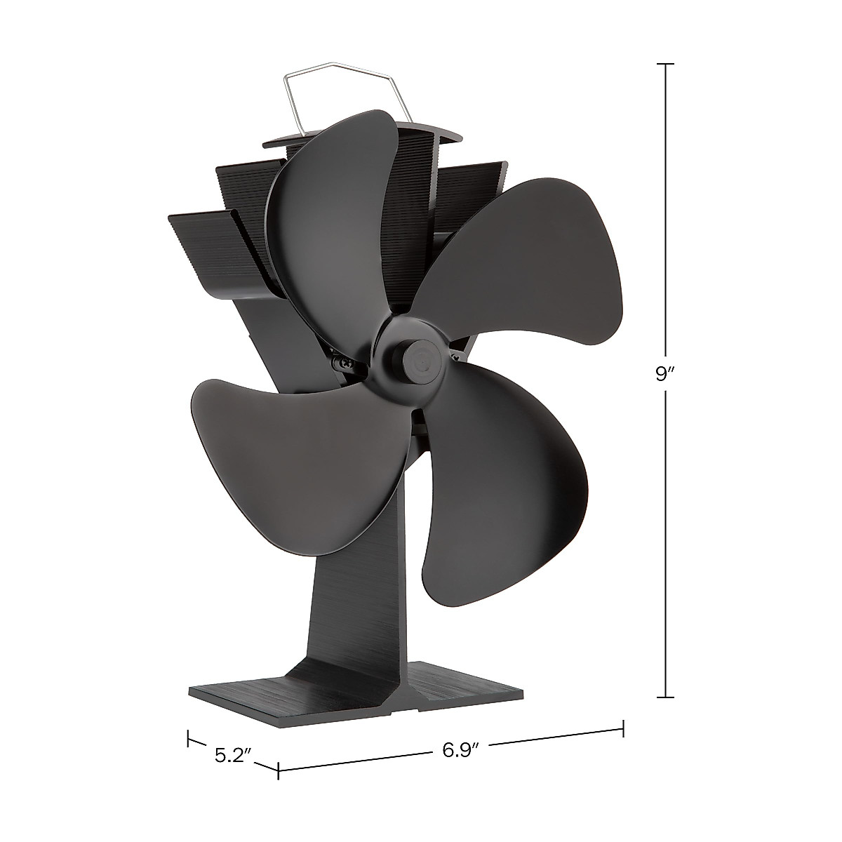 Home-Complete Stove Fan- Heat Powered Fan for Wood Burning Stoves or Fireplaces-Quiet and Low Maintenance, Disperses Warm Air Through House
