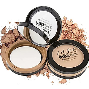 L.A. Girl Pro Face Powder Nude Beige, LAX-GPP605, 0.25 Ounce