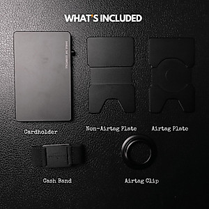 Double Oak Essentials Slim Pop-up Wallet RFID Blocking Wallet | Aluminum Cardholder for Men | Black