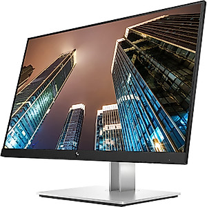 HP EliteDisplay E24 G4 24 Inch IPS LED Backlit Monitor 2-Pack Bundle with FHD 1920 x 1080, Blue Light Filter, HDMI, VGA, DisplayPort
